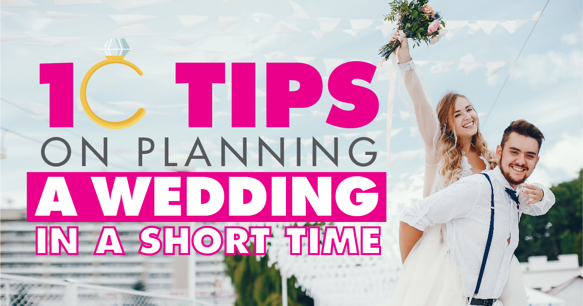 10 Tips on Planning a Wedding in A Short Time - Artisense Card